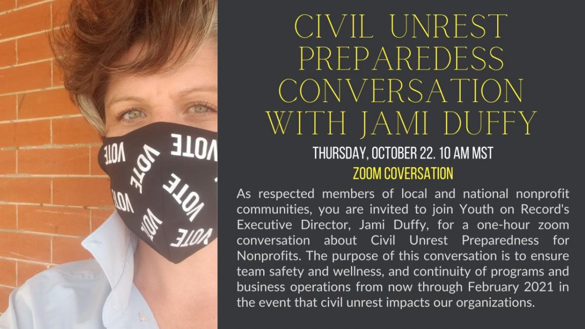 Civil Unrest Preparedness with Jami Duffy | Youth on Record