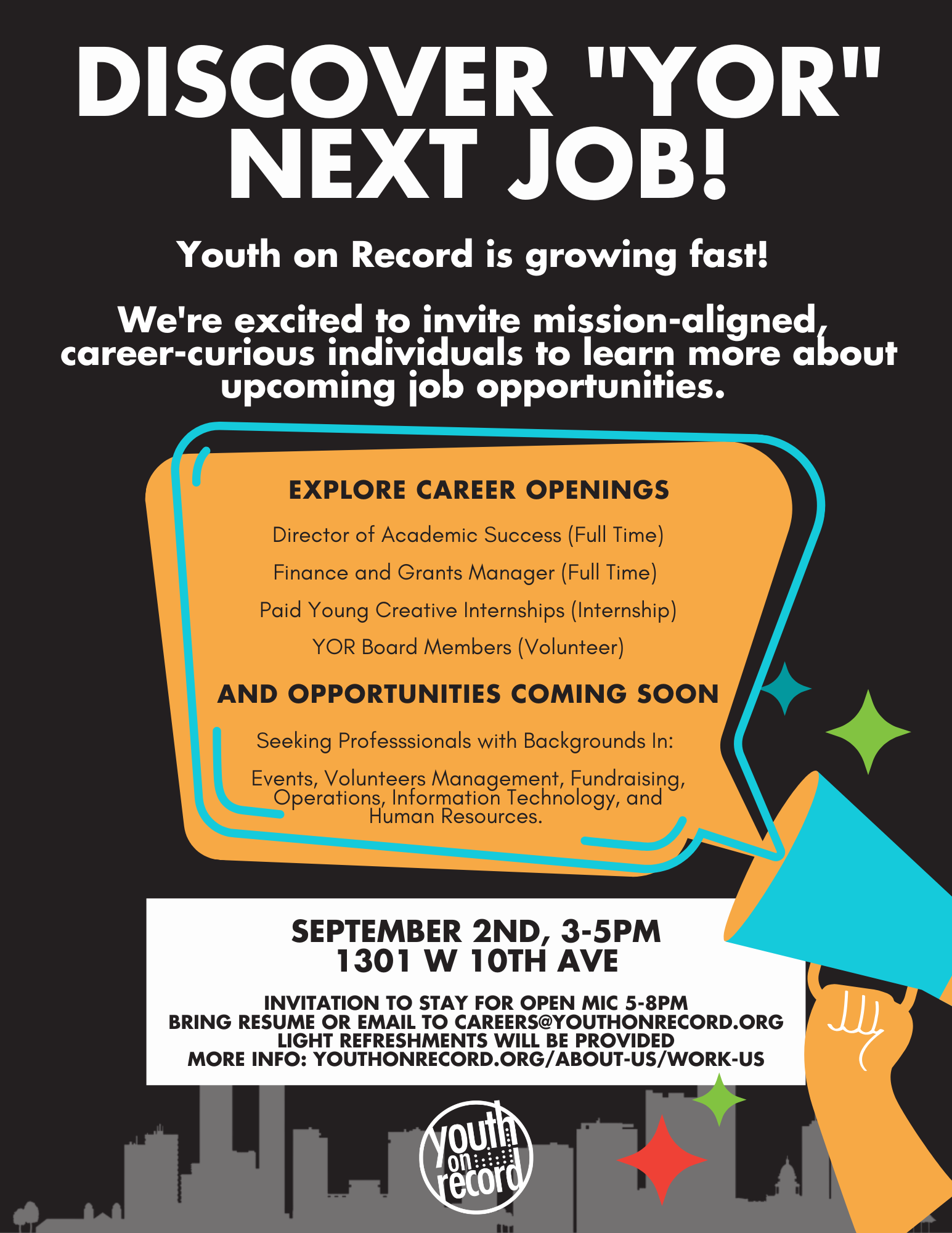 Discover "YOR" Next Job! | Youth on Record